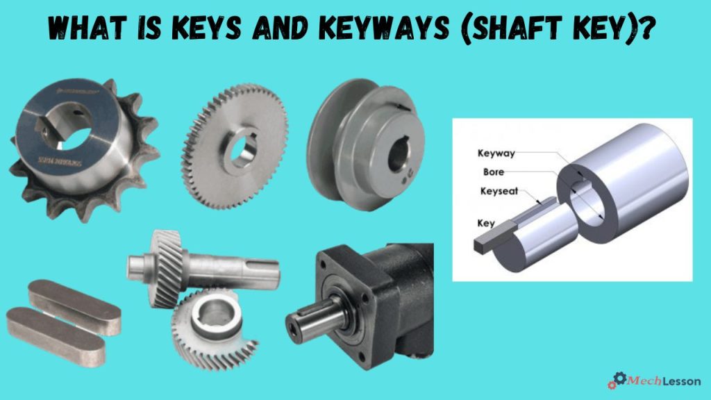 What are Keys and KeyWays (Shaft Key)? - Mech Lesson